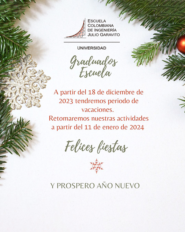 Tarjeta fin de año